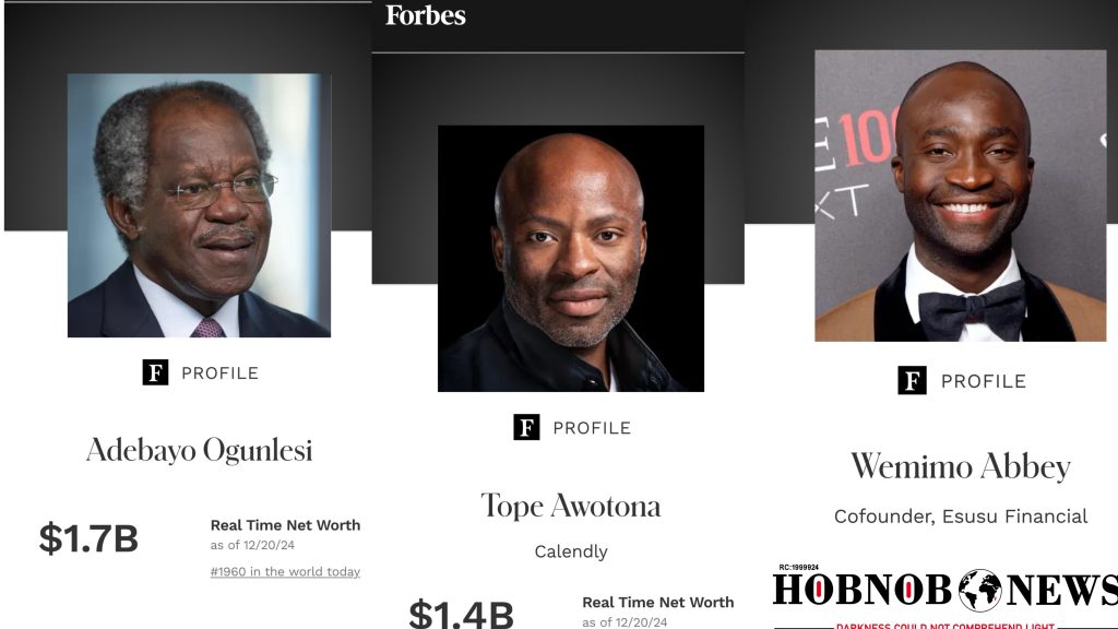 See the Three Nigerians Recognized on Forbes 2024 List of Wealthiest Black Americans - Hob Nob News