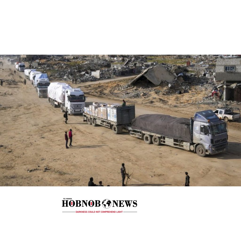 Israel Halts Aid to Gaza Amid Ceasefire Dispute - Hob Nob News